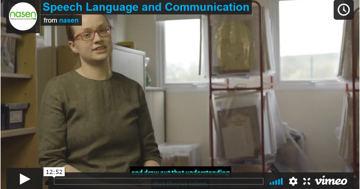 Condition-specific video: Speech, Language and Communication | Whole ...